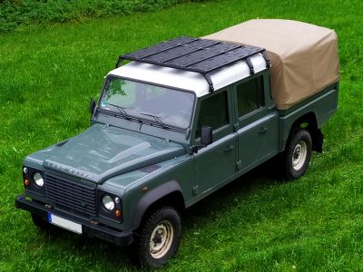 Ultraflaches Dachträger System für Landrover Defender 90 110 130